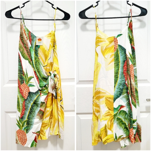 FARM Rio | Dresses | Farm Rio Azalea Forrest Mini Wrap Dress | Poshmark